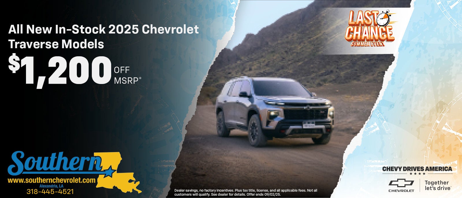 Southern Chevrolet | New & Used Chevy Dealership in Alexandria, LA